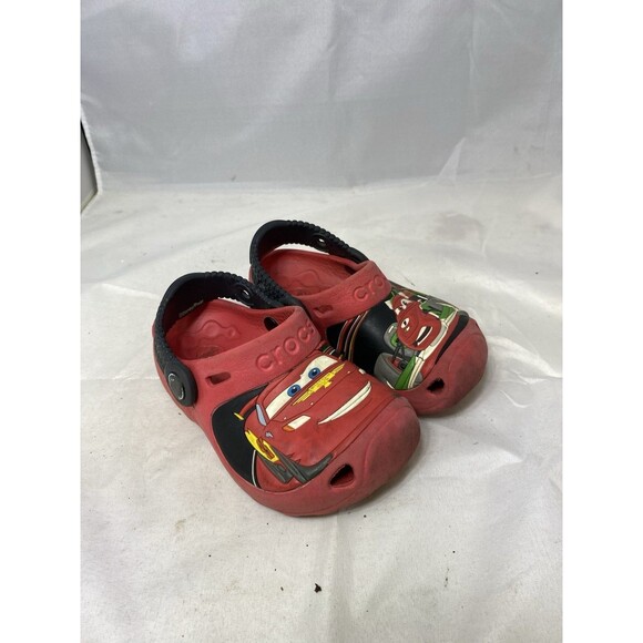 CROCS | Shoes | Crocs Disney Cars 2 Custom Redblack 89c | Poshmark
